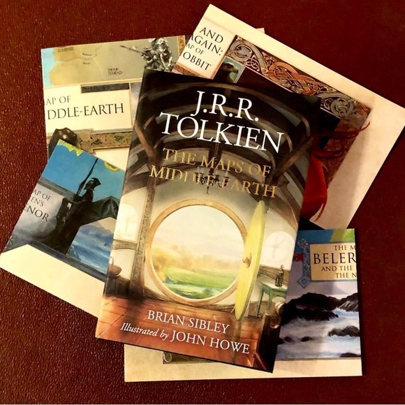 Accents | Jrr Tolkien The Maps Of Middleearth Book | Poshmark